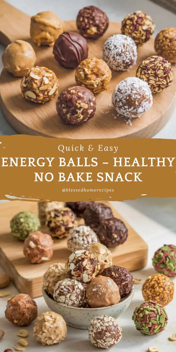 Energy Balls – A Versatile Healthy for Dinner No Bake Snack with 10 Flavors – Blessedish