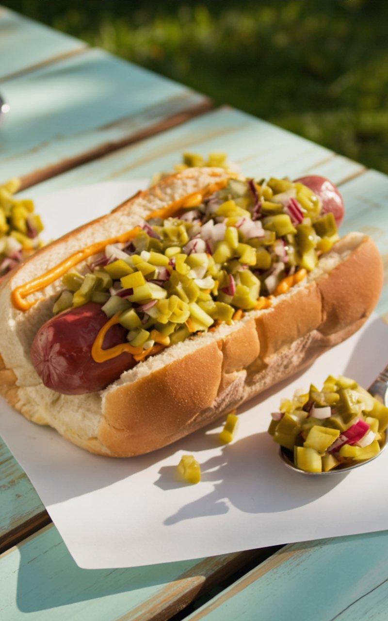 Homemade Hot Dog Relish That Makes Store-Bought Taste Like Sadness ...