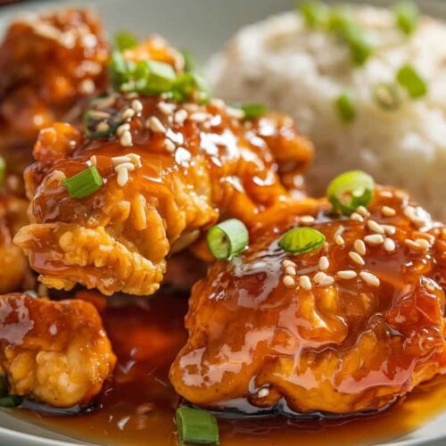 Crispy Chinese Honey Garlic Chicken Recipe: A Sweet and Savory Chinese ...