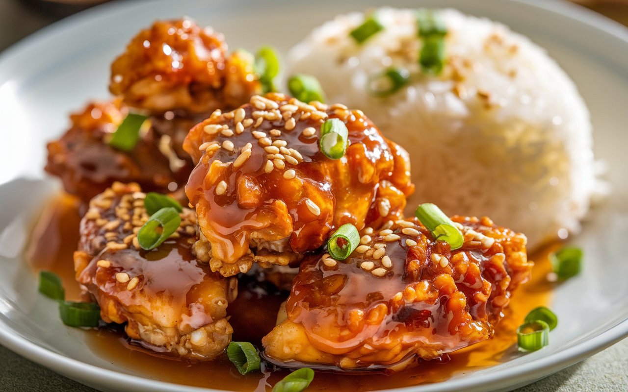 Crispy Chinese Honey Garlic Chicken Recipe: A Sweet and Savory Chinese ...