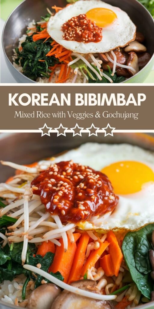 Korean Bibimbap: Mixed Rice with Veggies & Gochujang – A Vibrant ...