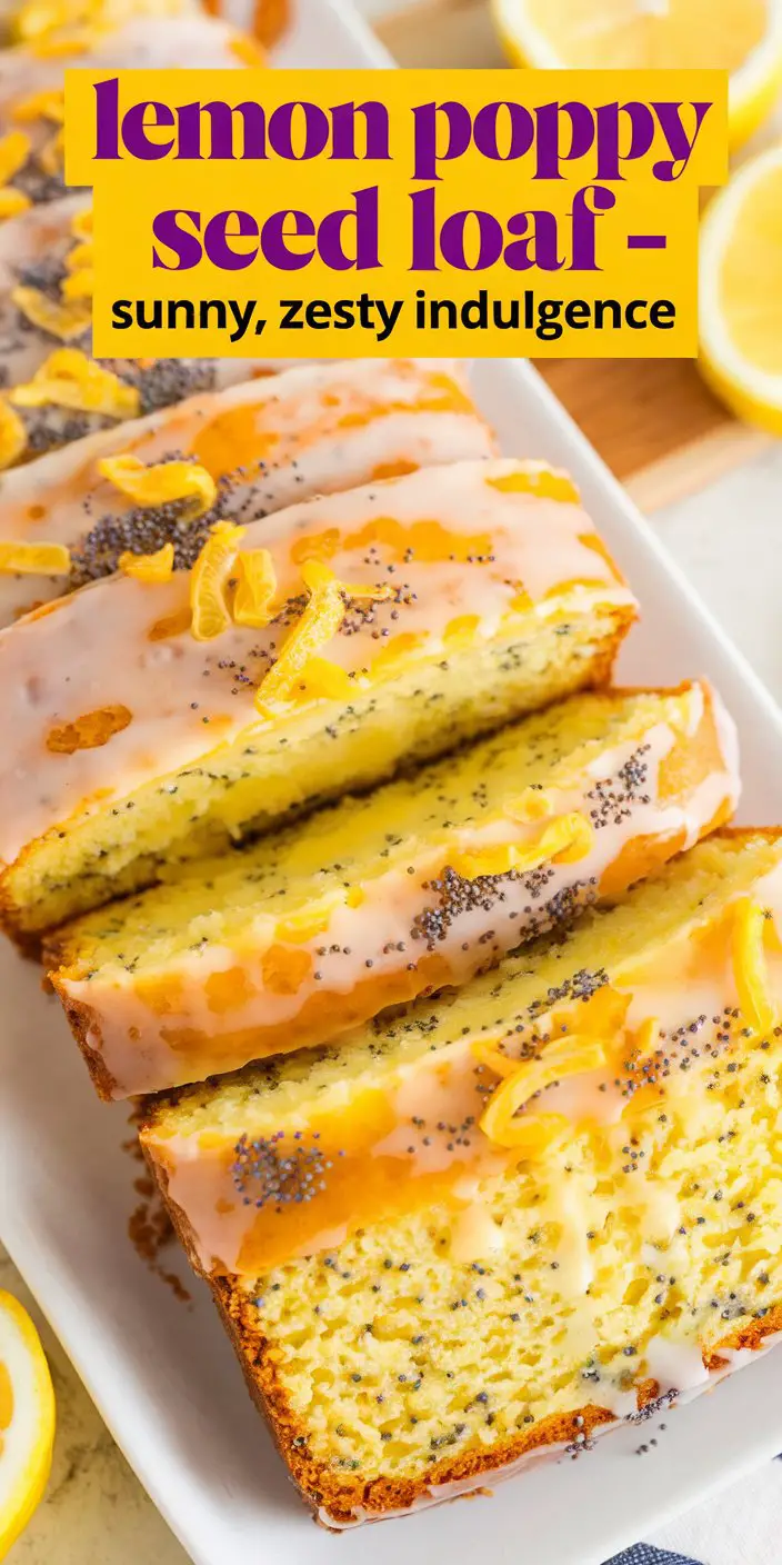Lemon Poppy Seed Loaf – Sunny, Zesty Indulgence – Blessedish