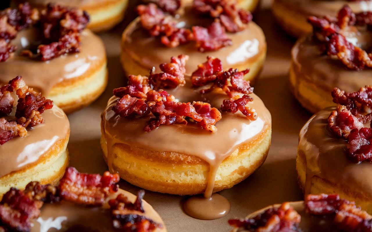 Maple Bacon Donuts – Sweet & Salty Breakfast Treat - Blessedish