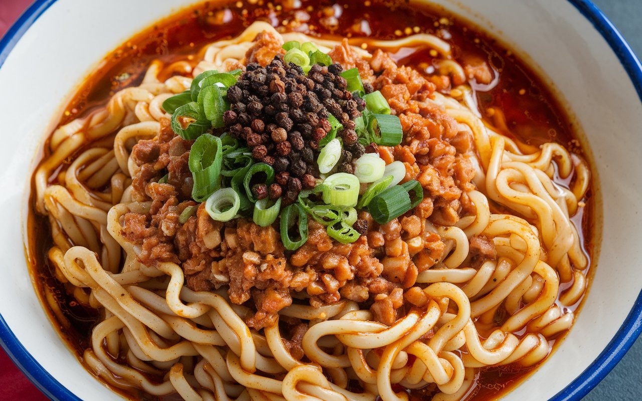 Chinese Dan Dan Noodles – Spicy, Numbing Sichuan Classic – Blessedish