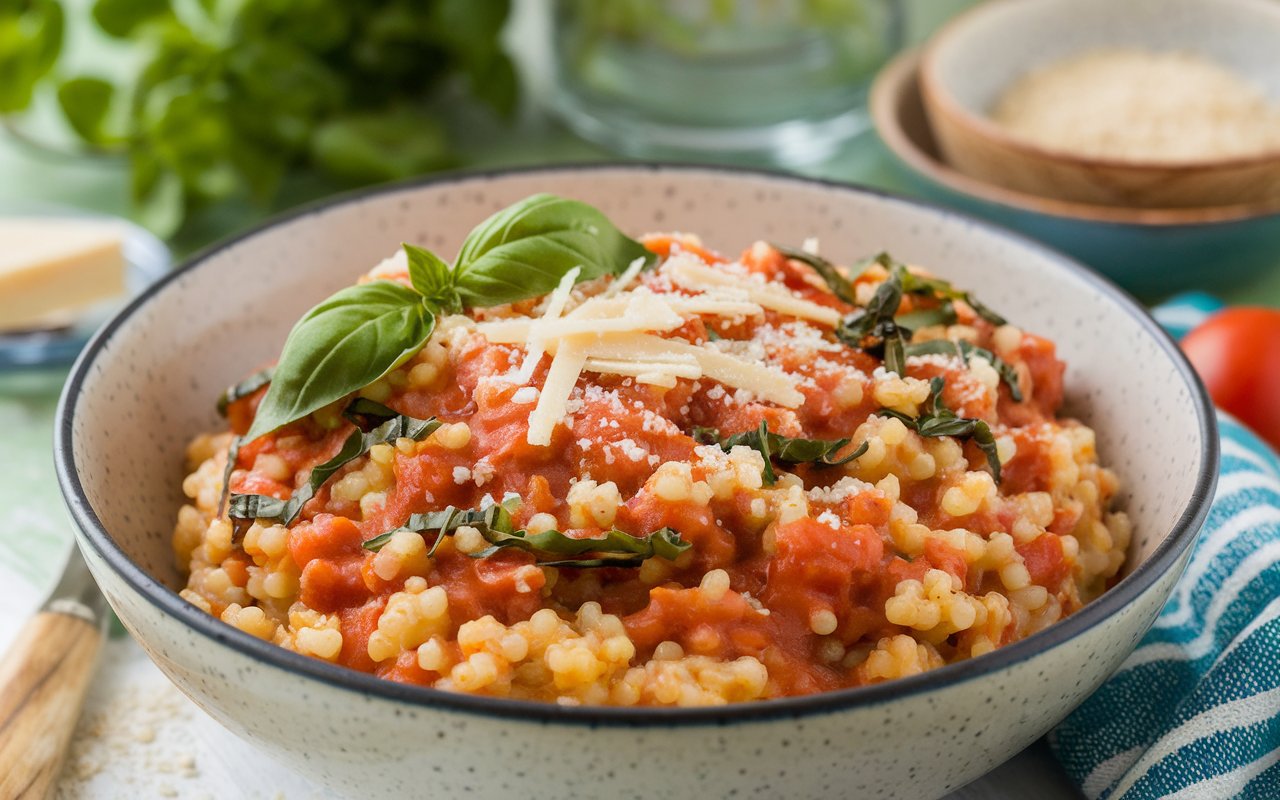 Tomato Basil Quinoa Risotto: Creamy Without the Cream – Blessedish