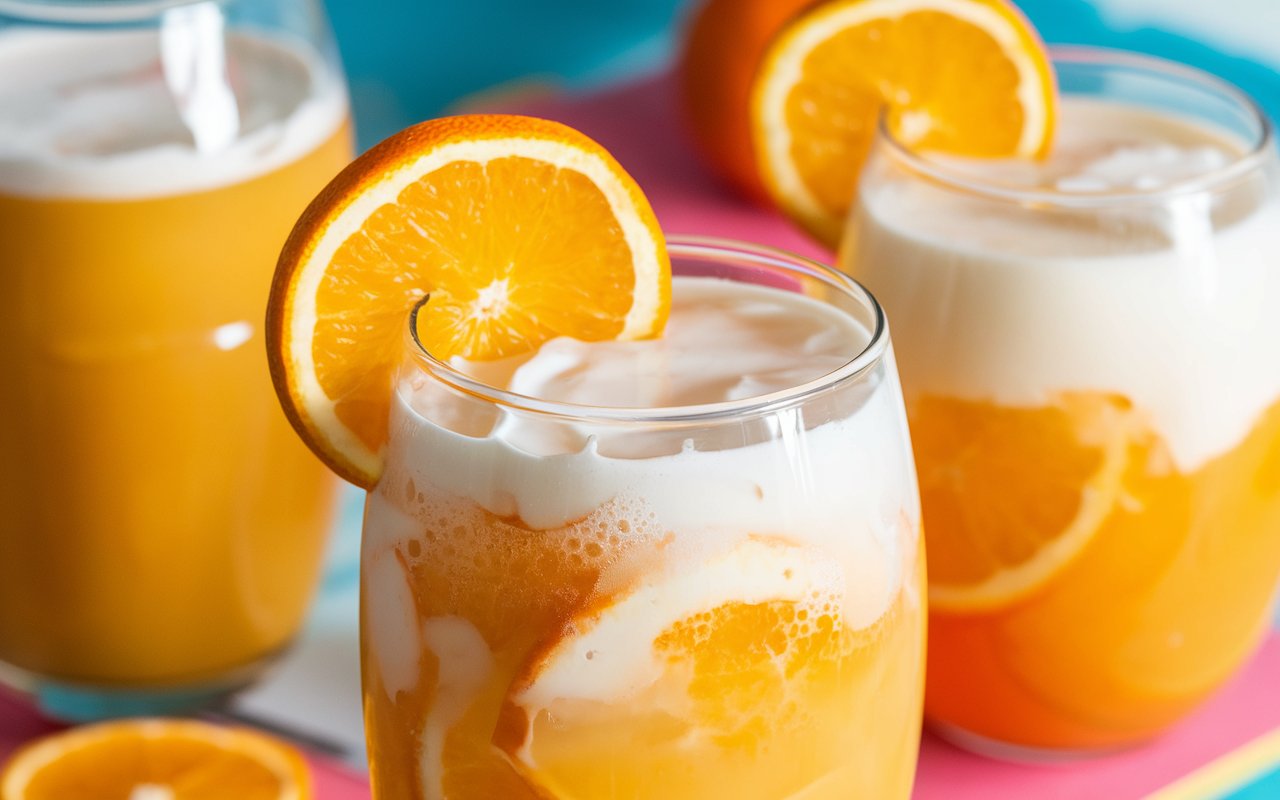 Orange Creamsicle Punch: Nostalgic Citrus Dessert Drink – Blessedish