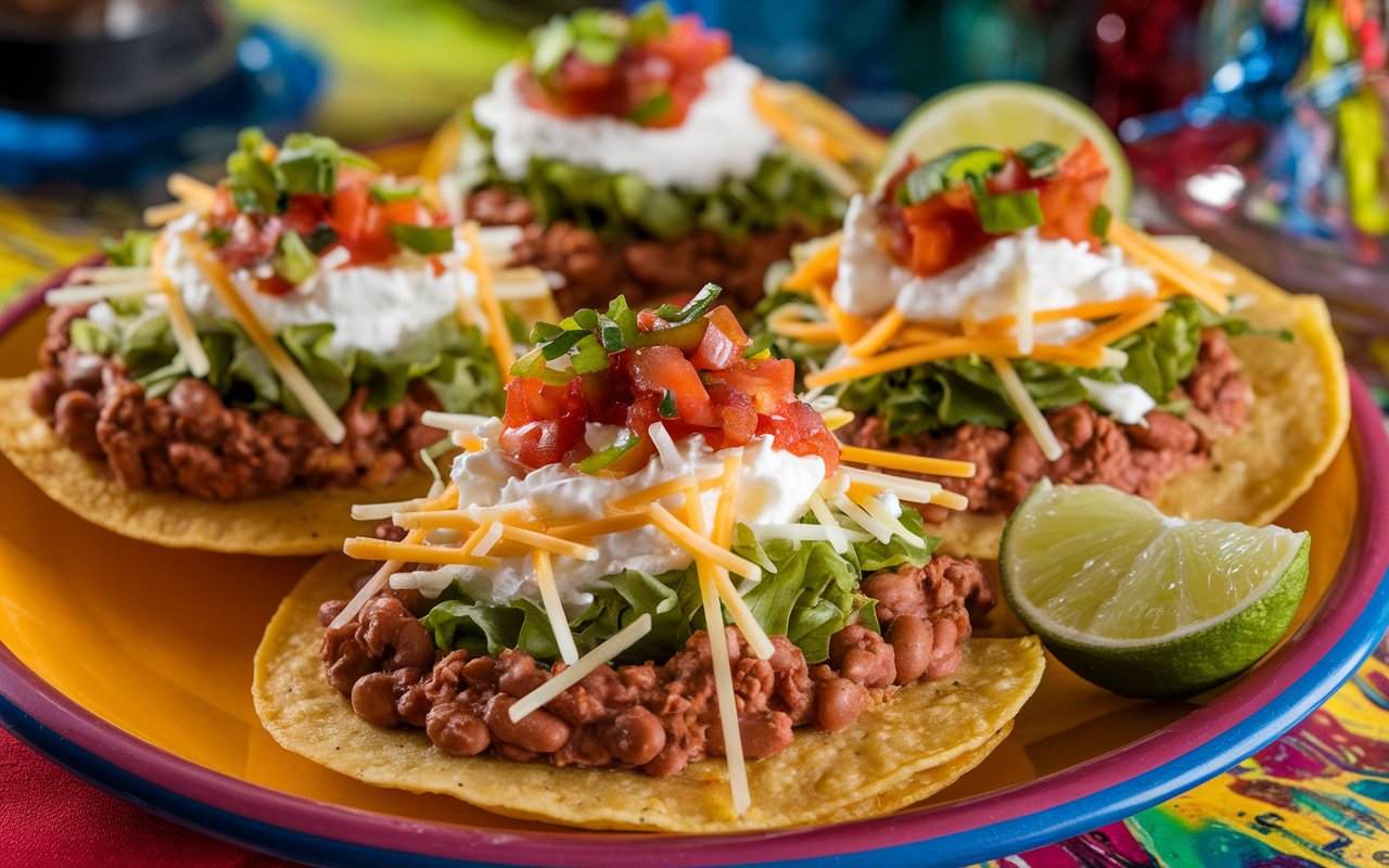 Mexican Sopes with Refried Beans – Crisp Corn Dough Rounds – Blessedish