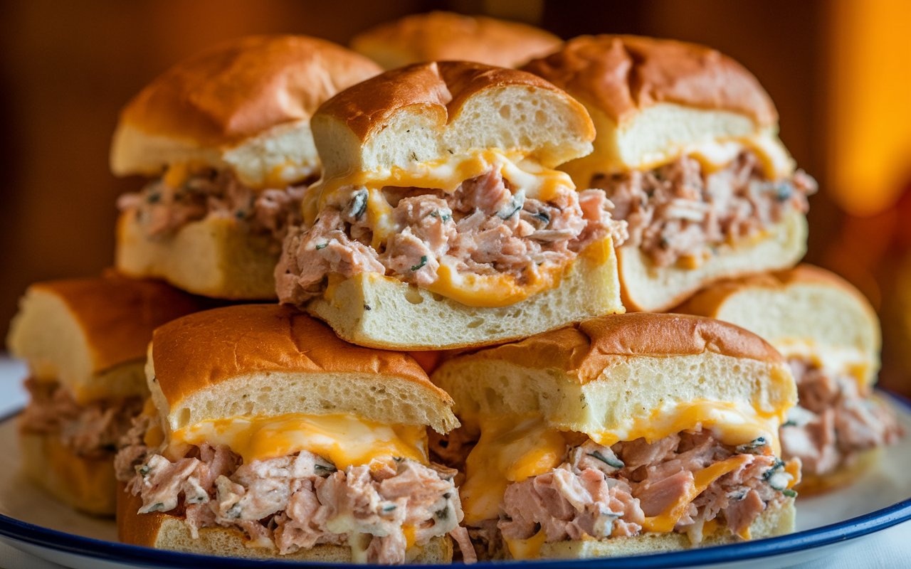 Easy Tuna Melt Sliders – Cheesy & Toasty Crowd-Pleaser – Blessedish