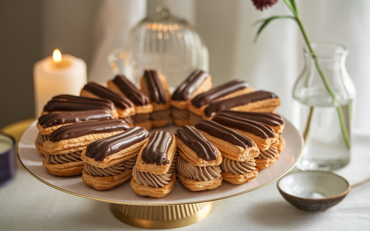 Mocha Éclairs: Coffee-Infused Pastry Cream Delight – Blessedish