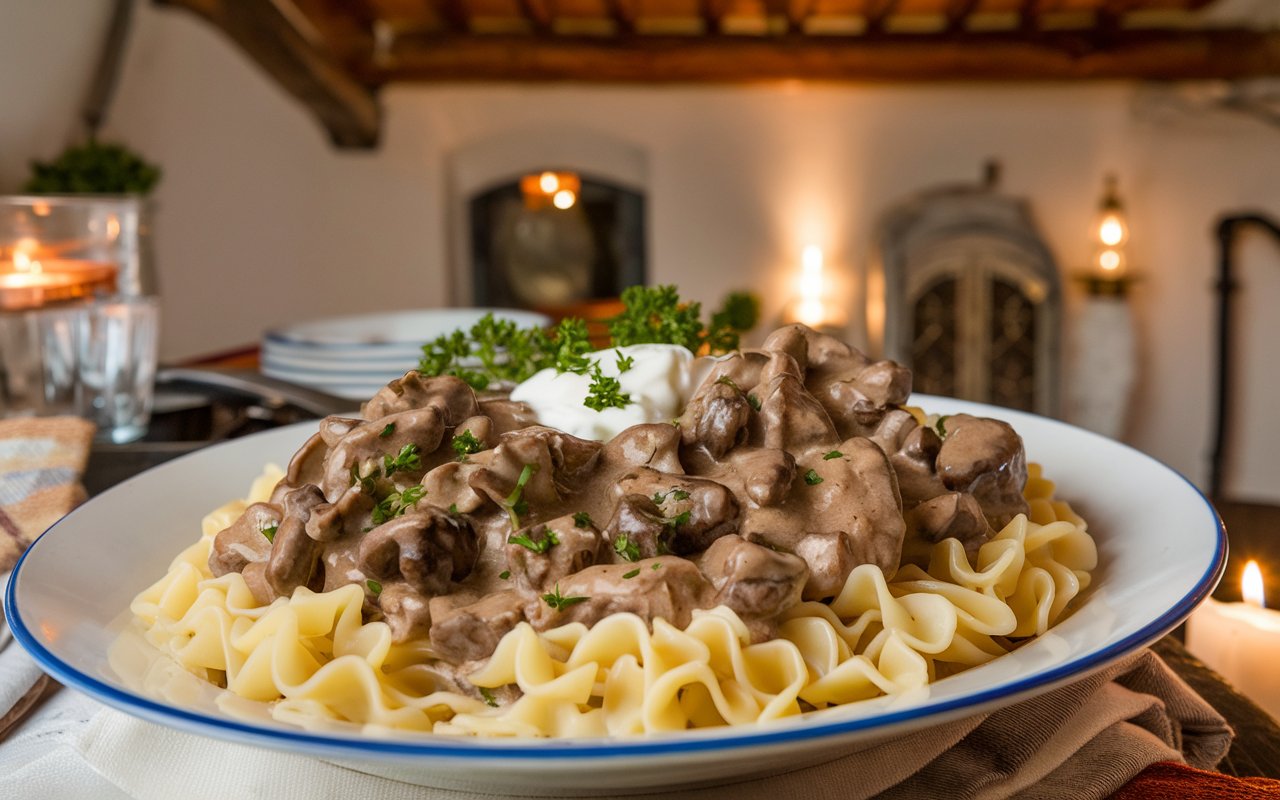 Russian Beef Stroganoff – Classic Eastern European Comfort – Blessedish