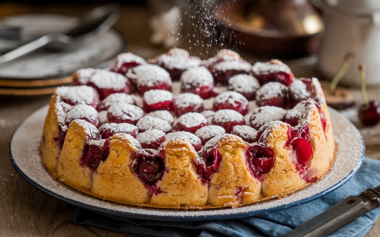 Cherry Almond Clafoutis: Simple French Baked Custard – Blessedish