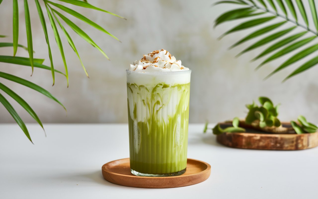 Coconut Matcha Cooler – Refreshing Green Tea Elixir – Blessedish