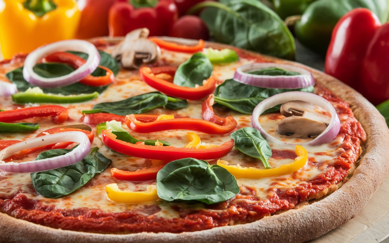 Whole Wheat Veggie Pizza: Pile on the Greens – Blessedish