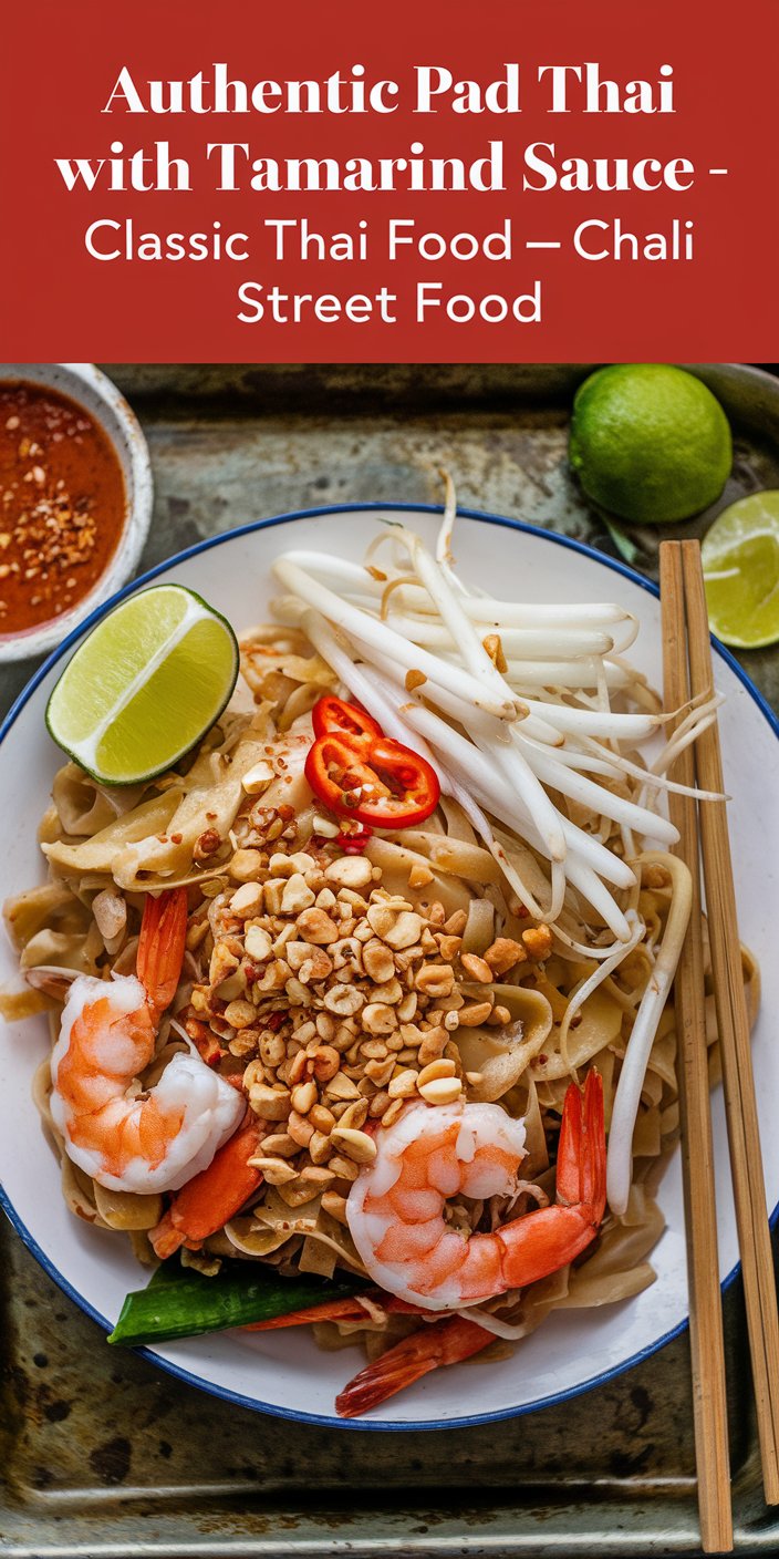 Authentic Pad Thai with Tamarind Sauce – Classic Thai Street Food ...