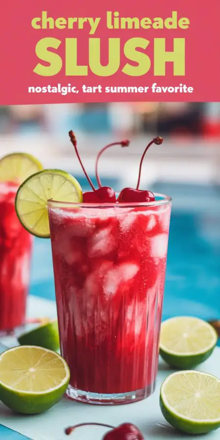 Cherry Limeade Slush – Nostalgic, Tart Summer Favorite – Blessedish