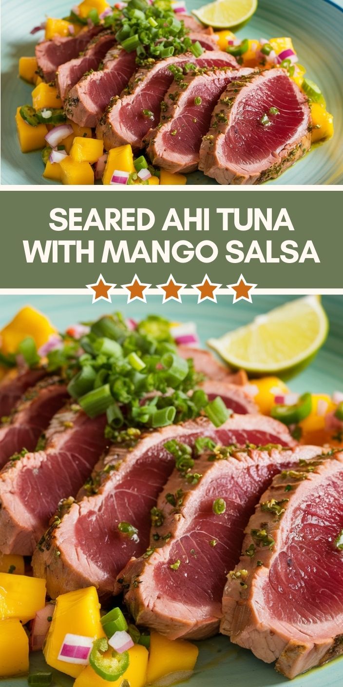Seared Ahi Tuna Recipe with Mango Salsa: Fresh & Light – Blessedish