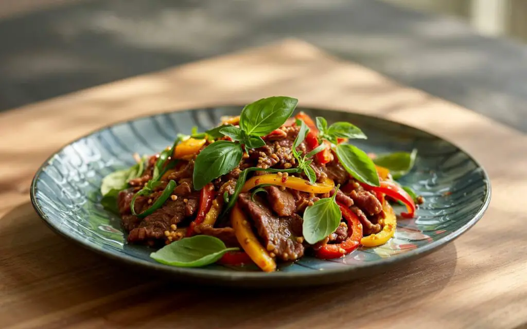 Thai Basil Beef Stir‑Fry: A Bold, Aromatic Delight – Blessedish