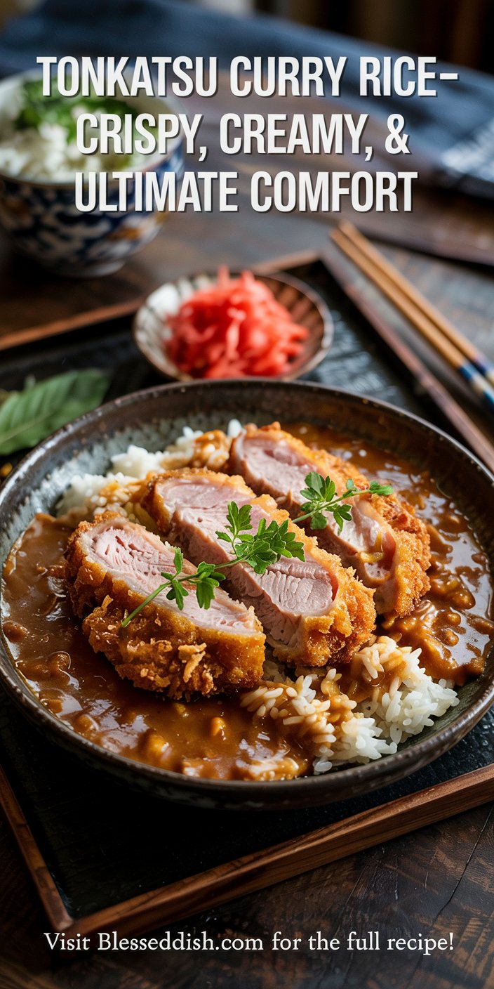 Japanese Tonkatsu Curry Rice: Crispy Pork Cutlet & Rich Curry Sauce ...