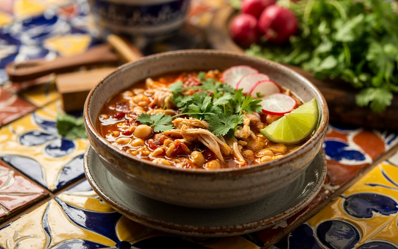 Authentic Mexican Chicken Pozole: Hearty, Tangy Hominy Soup – Blessedish