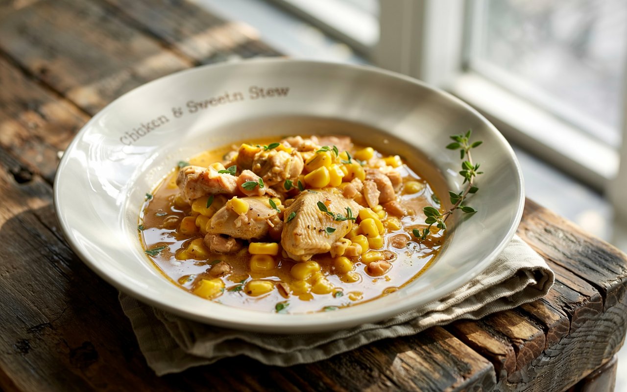 Homestyle Chicken & Sweet Corn Stew: Creamy Comfort in Every Spoon ...