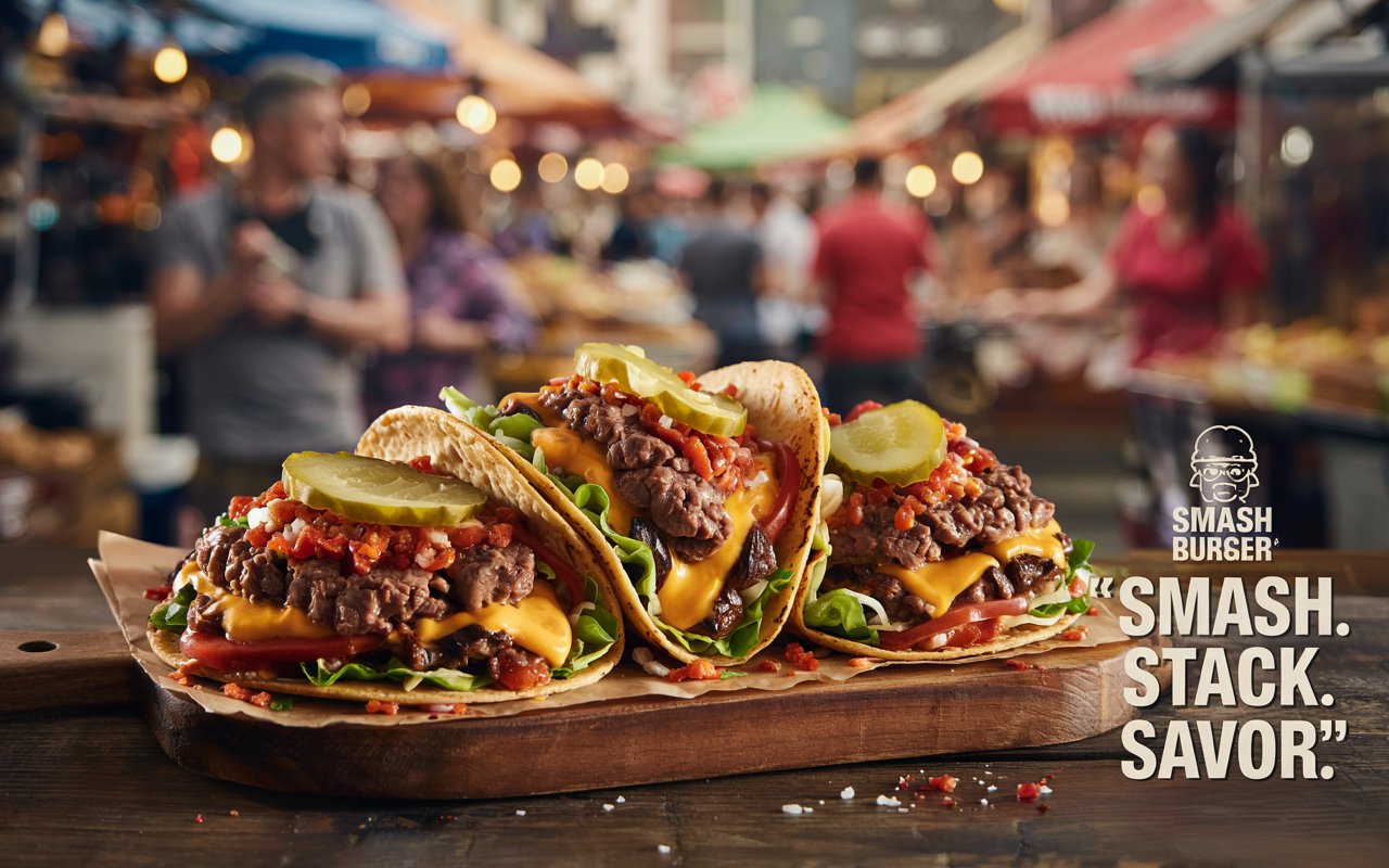 Crispy Smash Burger Tacos Recipe—TikTok’s Viral Beef Mash‑Up – Blessedish