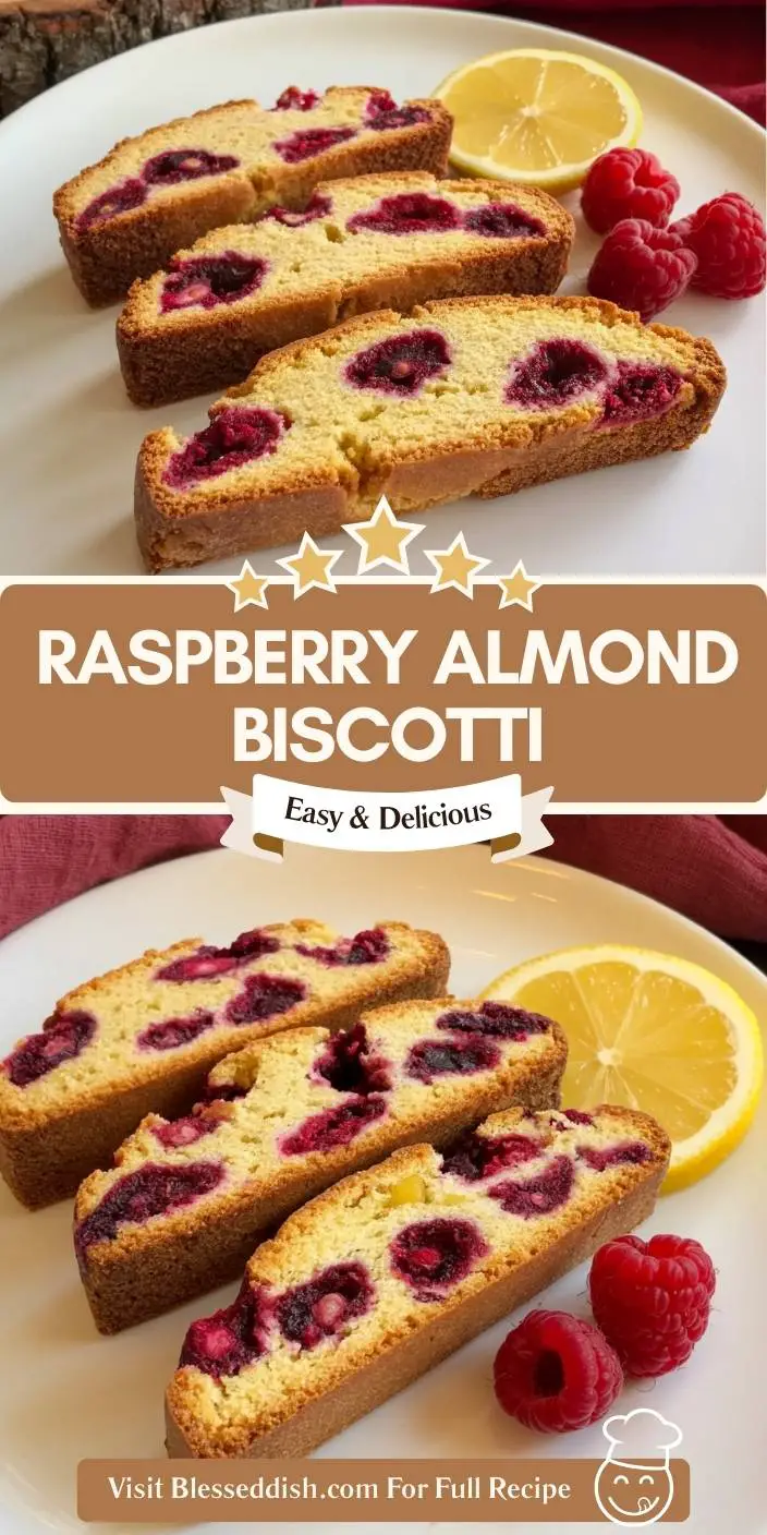 Raspberry Almond Biscotti – Crunchy Twice-Baked Coffee Companions