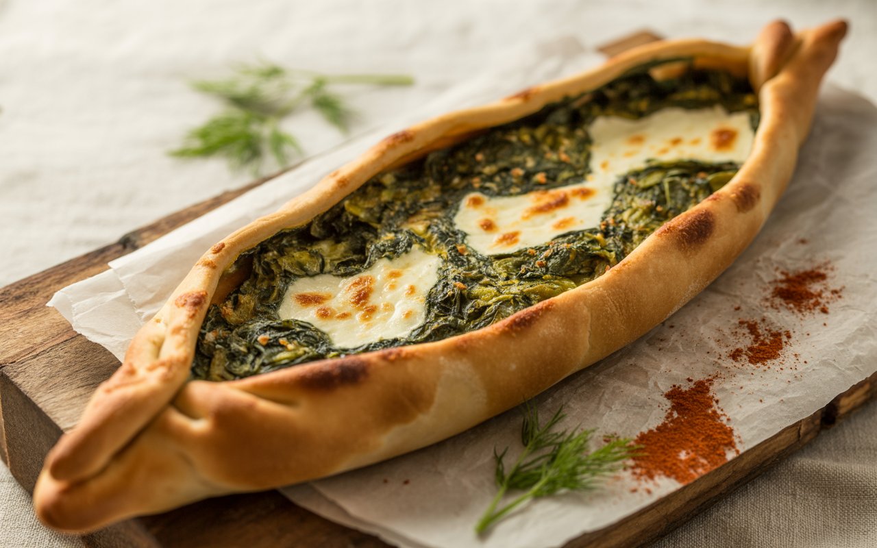 Authentic Spinach & Feta Turkish Pide Recipe – Blessedish