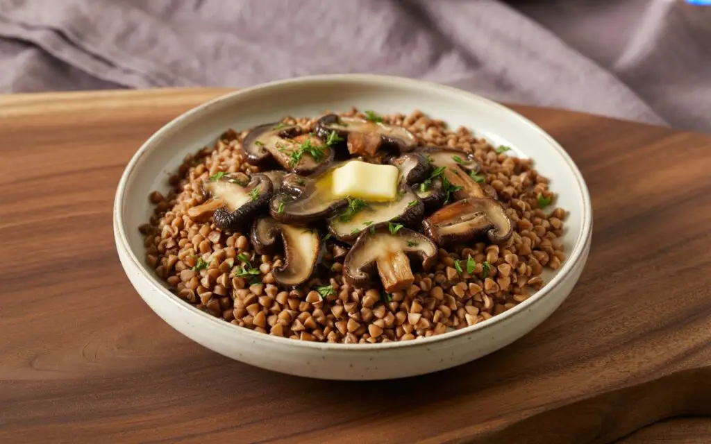 Russian Buckwheat Kasha with Sautéed Mushrooms – Blessedish