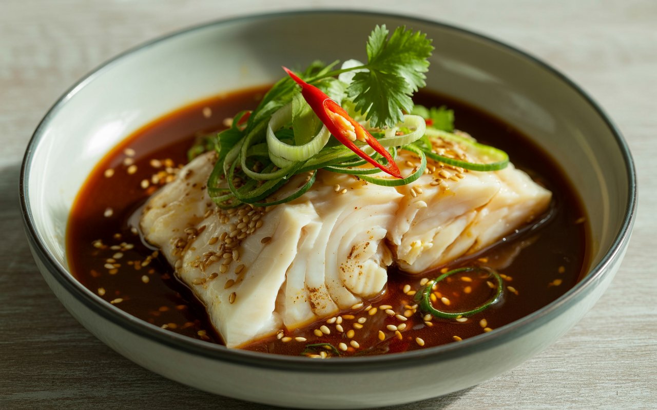 Cantonese Steamed Fish with Ginger & Scallions: Silky Aromatic Coastal ...