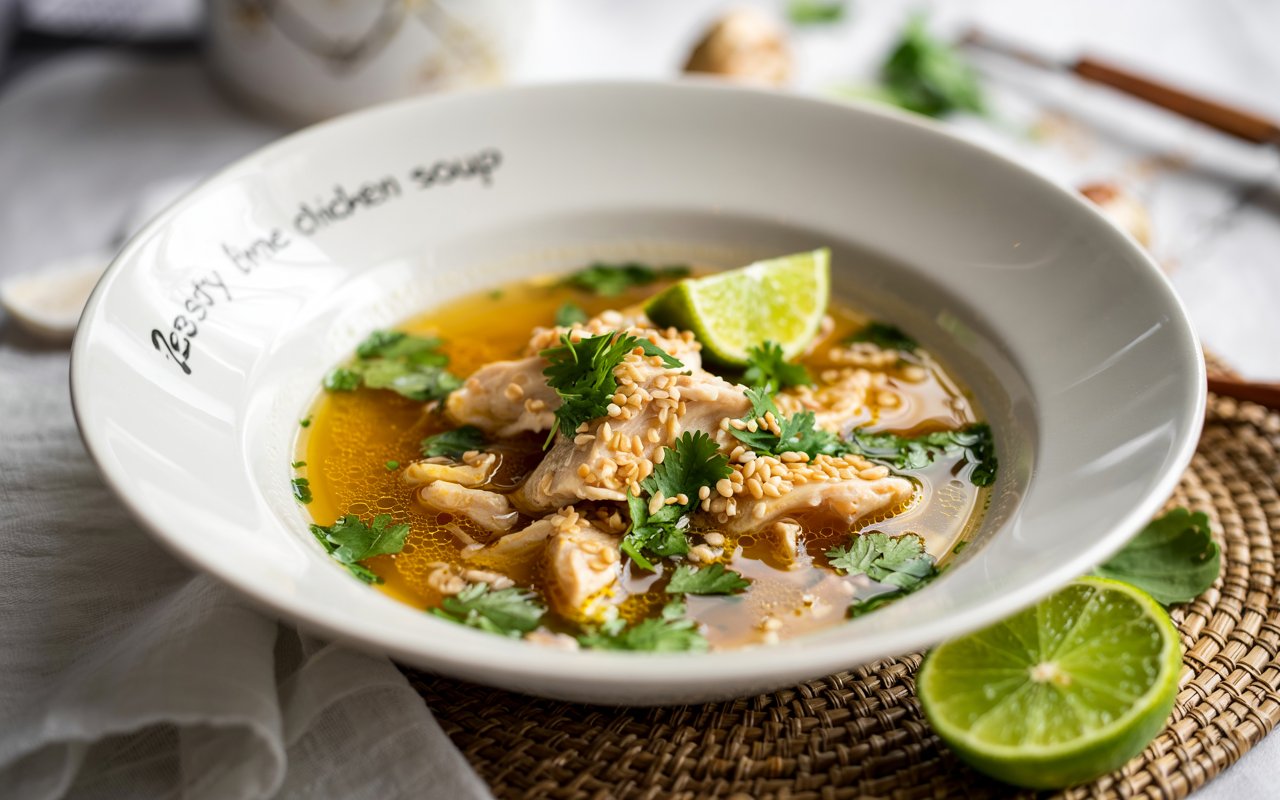 Zesty Lime Chicken Soup: A Bright, Herb-Infused Broth with a Citrusy ...