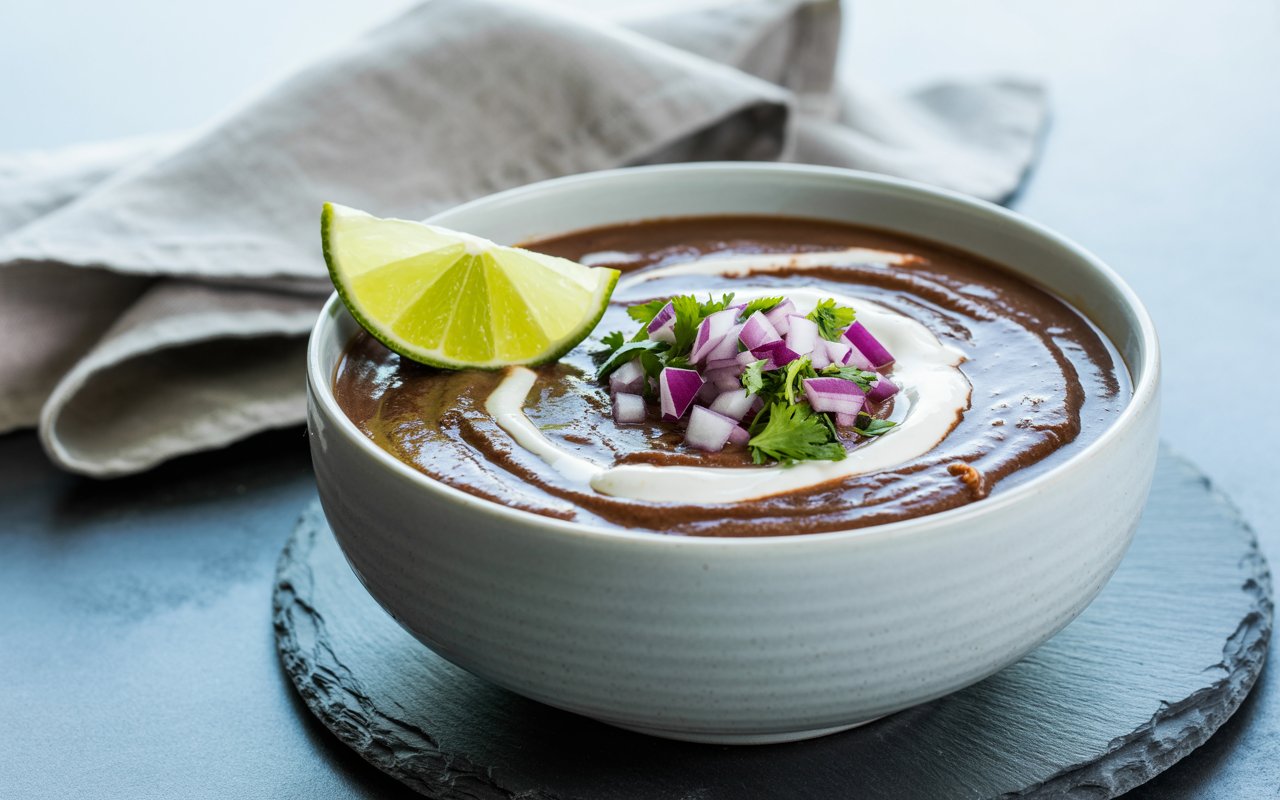 Cuban Black Bean Soup – Spiced Latin Bean Purée – Blessedish