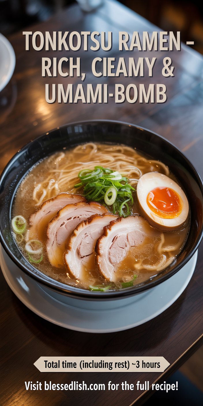 Creamy Tonkotsu Ramen Recipe with Rich Pork-Bone Broth – Blessedish