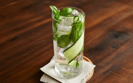 Cucumber Basil Fizz – Refreshing Herbal Highball