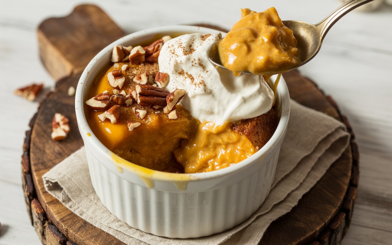 Pumpkin Bread Pudding – Cozy Fall Spice Dessert