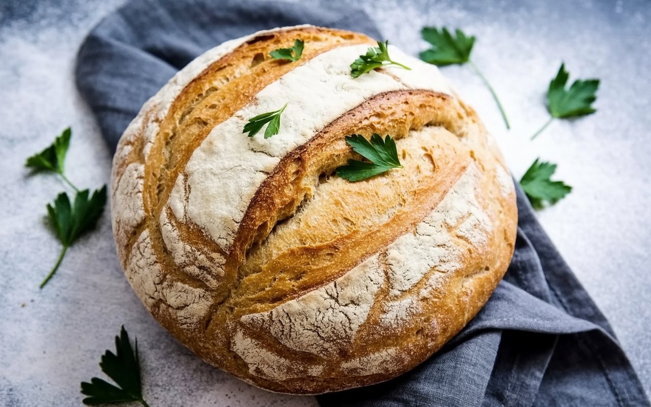 The Perfect Easy No Knead Bread (Crusty 4-Ingredient Loaf) – Blessedish