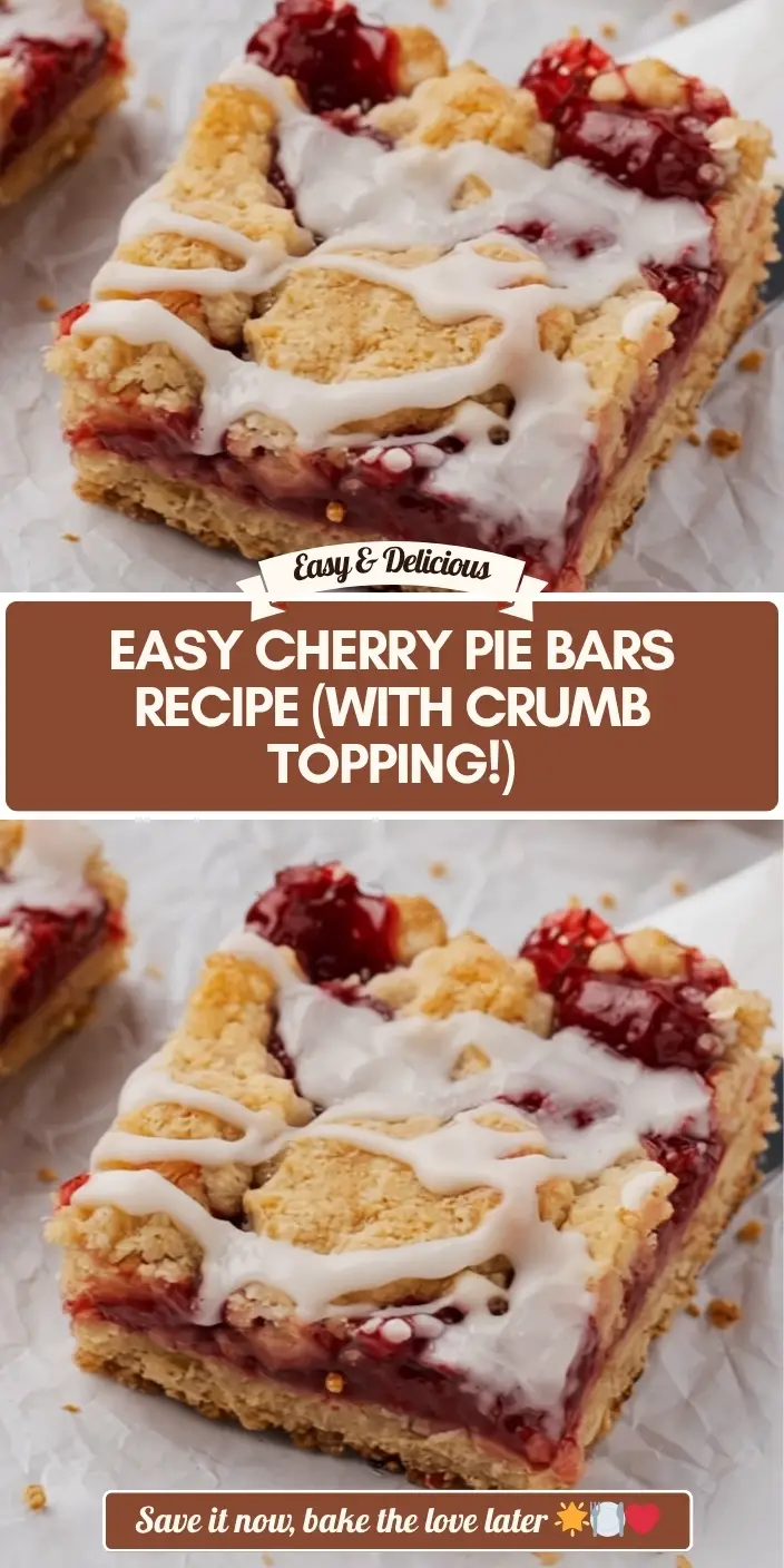 Easy Cherry Pie Bars Recipe (with Crumb Topping!) – Blessedish
