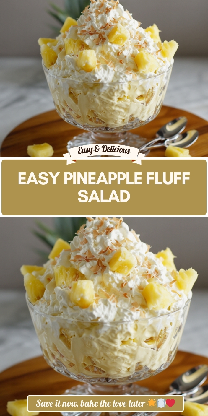 Easy Pineapple Fluff Salad (A 10-Minute No-Bake Treat!) – Blessedish