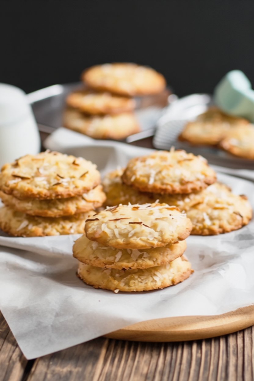 Easy Coconut Biscuits Recipe (Crispy, Chewy & Buttery!) – Blessedish