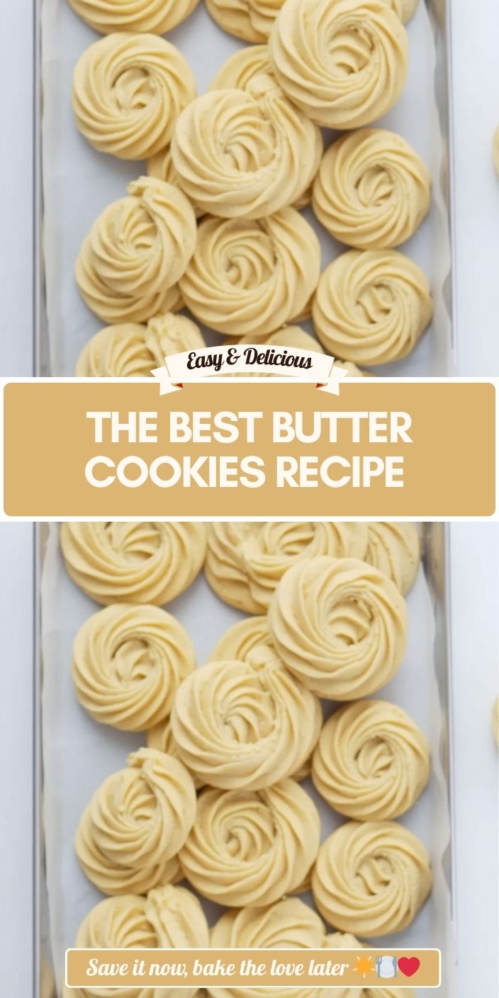 The Best Butter Cookies Recipe (Easy & Piped!) – Blessedish