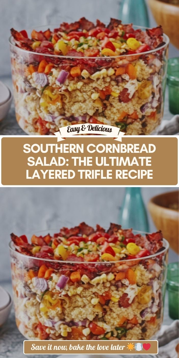 Southern Cornbread Salad: The Ultimate Layered Trifle Recipe – Blessedish