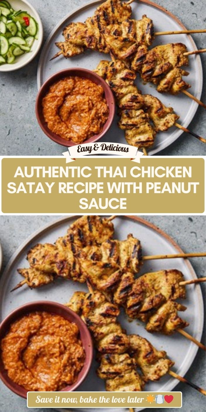 Authentic Thai Chicken Satay Recipe with Peanut Sauce – Blessedish