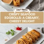 Crispy Seafood Eggrolls: A Creamy, Cheesy Delight – Blessedish