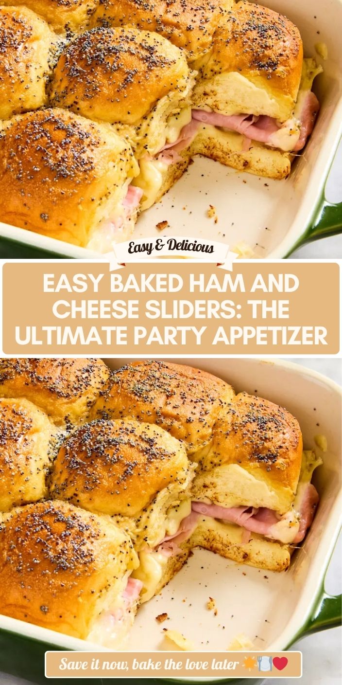 Easy Baked Ham and Cheese Sliders: The Ultimate Party Appetizer ...