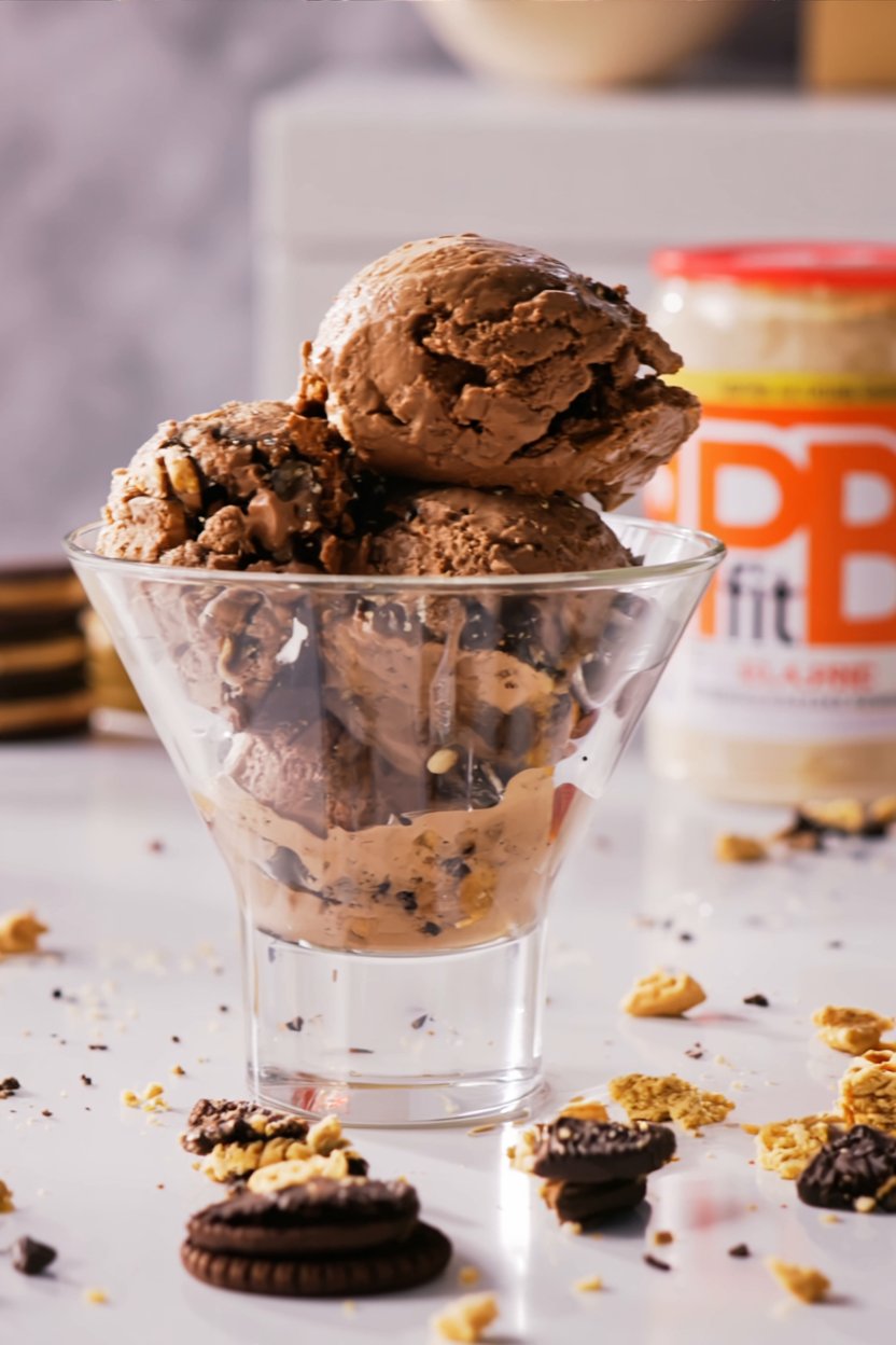 Creamy Peanut Butter Cookie Protein Ice Cream (High Protein) – Blessedish