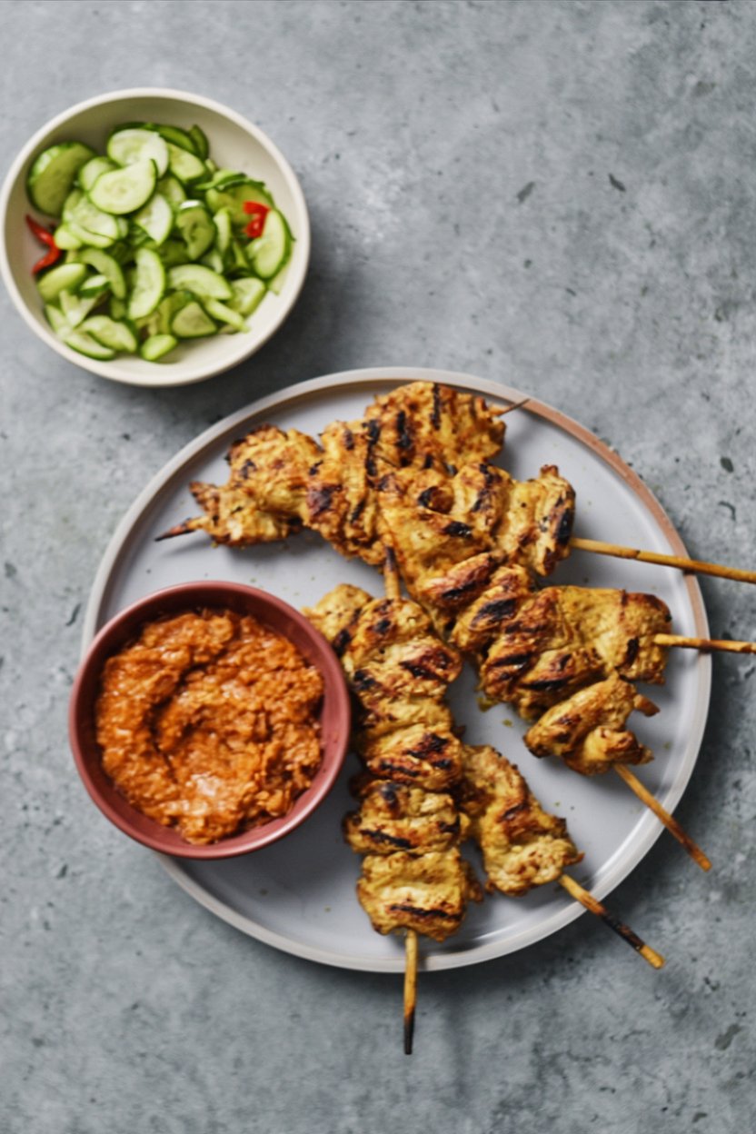 Authentic Thai Chicken Satay Recipe with Peanut Sauce – Blessedish