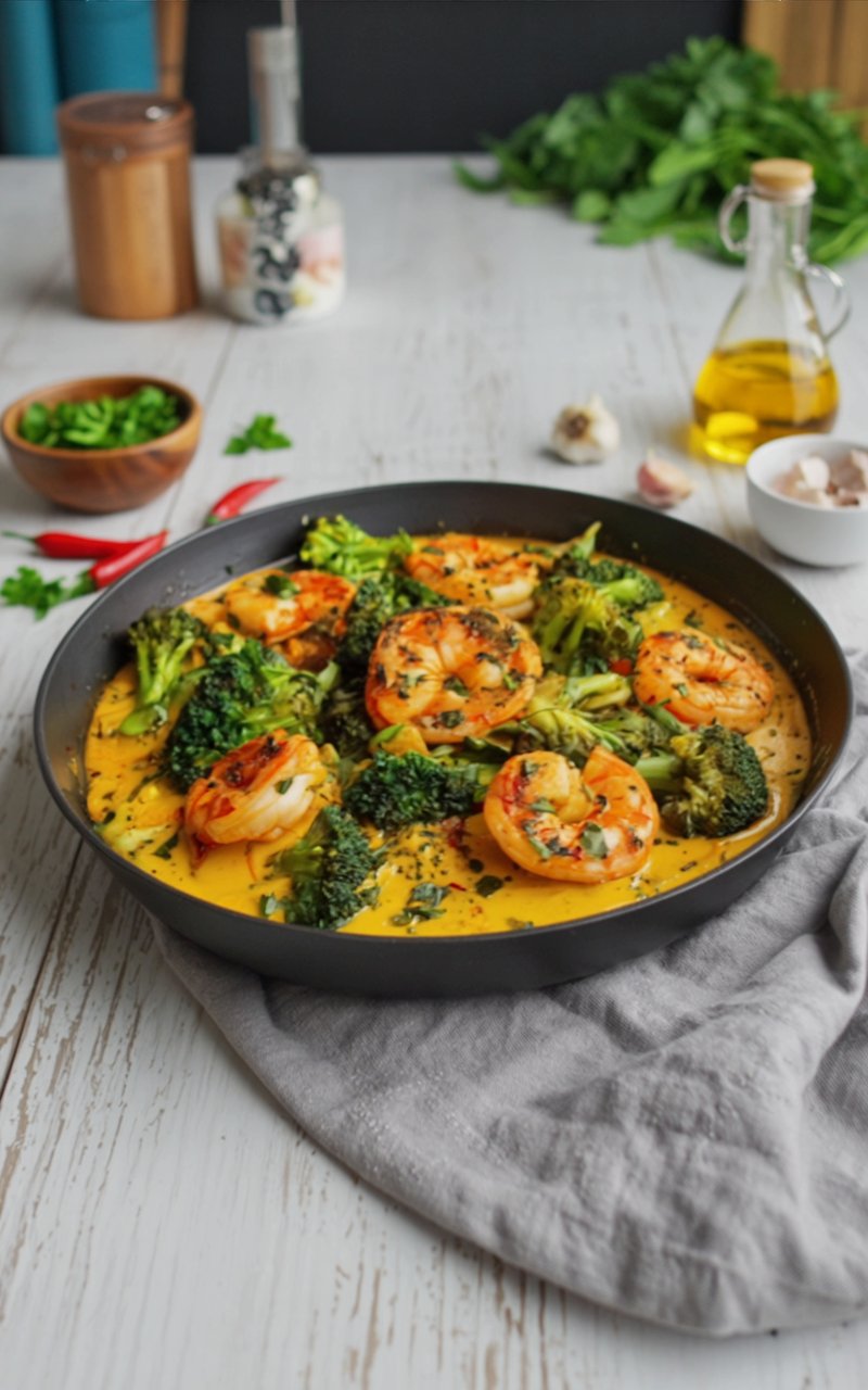 Creamy Spicy Shrimp with Broccoli: A Bold & Flavorful 20-Minute Meal ...