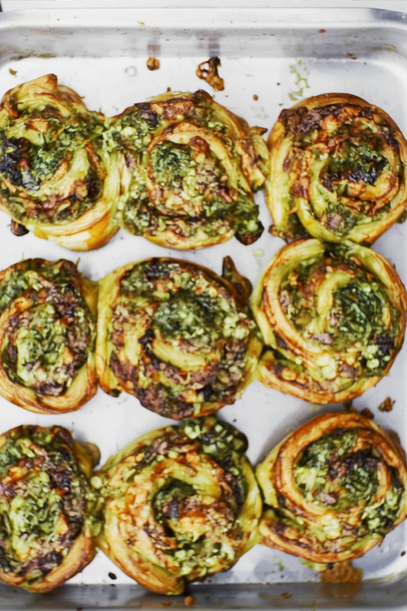 Cheesy & Savory Bombay Rolls with Cilantro-Mint Chutney – Blessedish