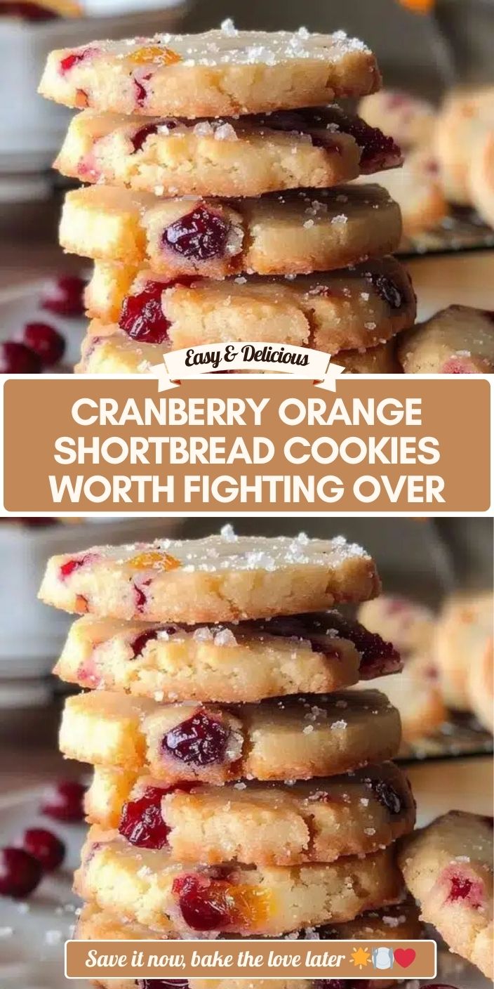 Cranberry Orange Shortbread Cookies Worth Fighting Over – Blessedish
