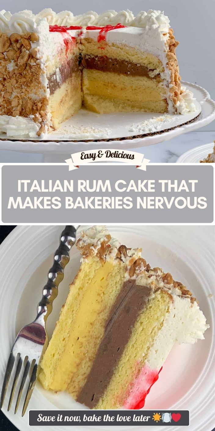 Italian Rum Cake That Makes Bakeries Nervous – Blessedish