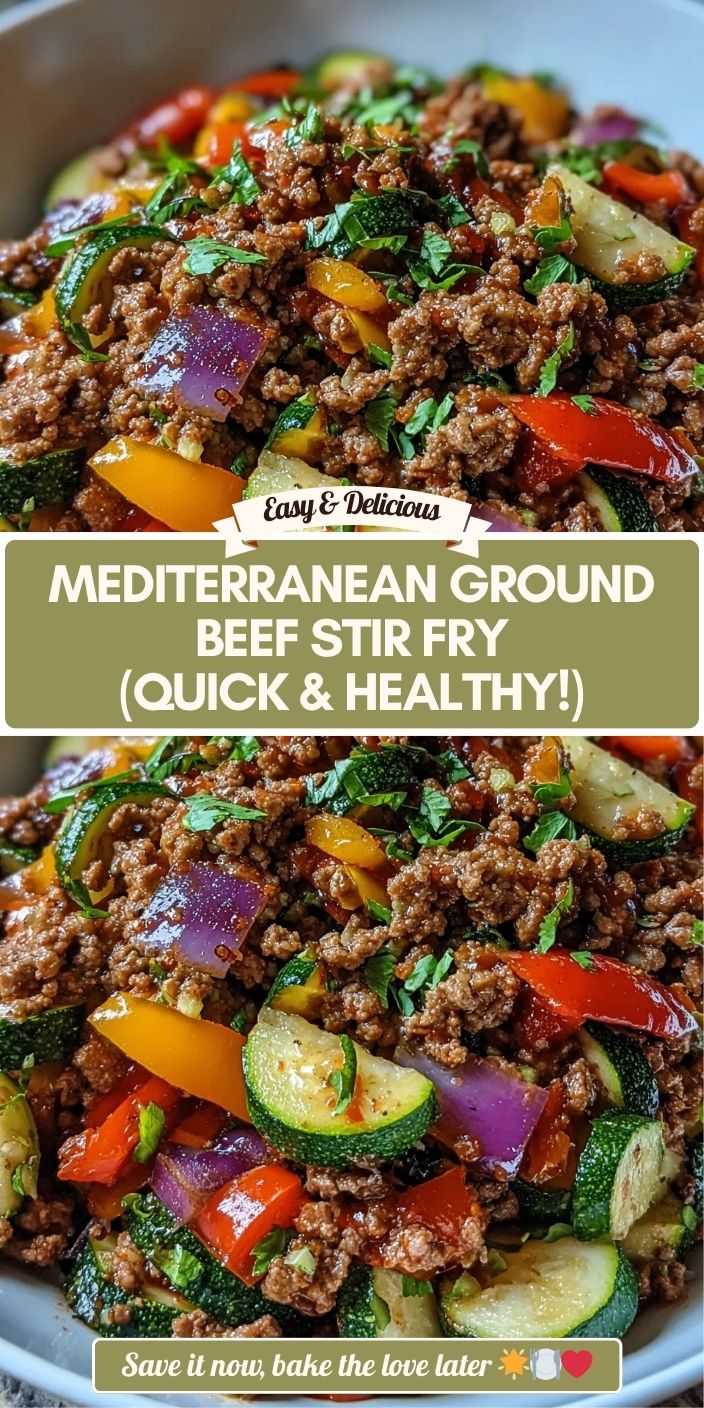 Mediterranean Ground Beef Stir Fry (Quick & Healthy!) – Blessedish